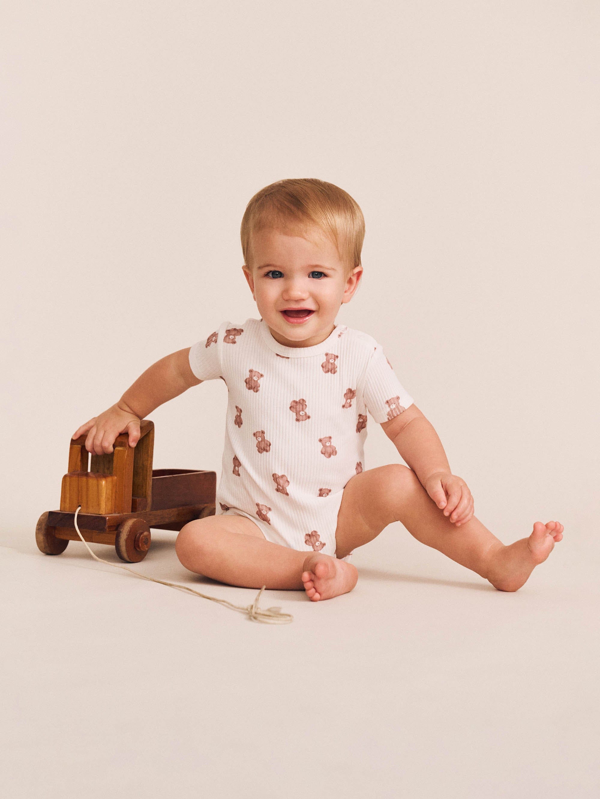 Beary Snuggly Newborn Romper – Huxbaby