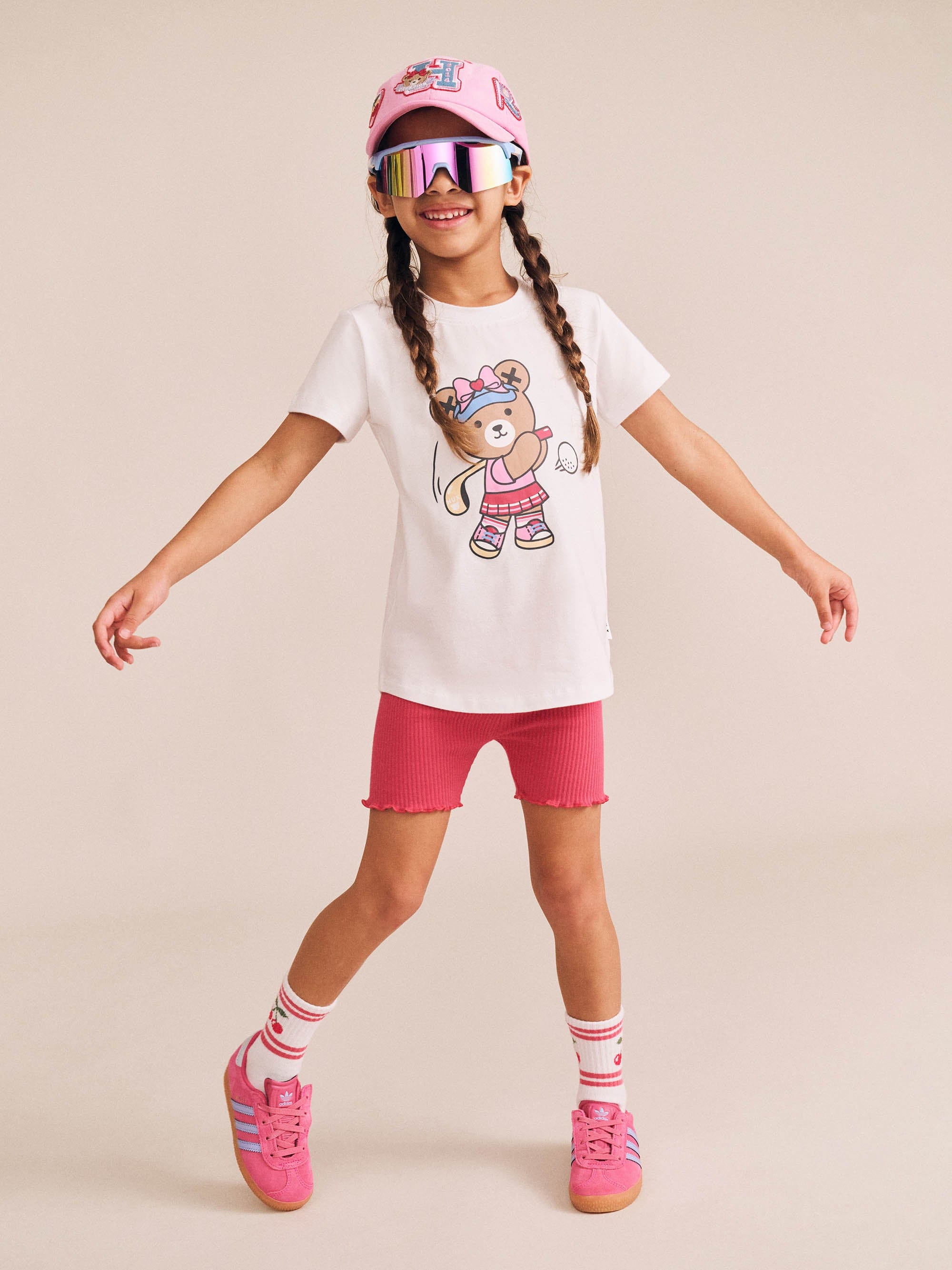 Cherry Rib Bike Short – Huxbaby